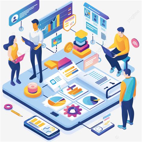 Erp Enterprise Resource Planning Landing Header Vector Erp Enterprise Resources Png