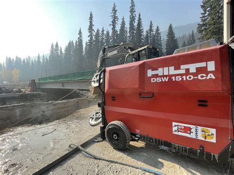 Professional Demolition International New Hilti Wire Saw Cuts Four