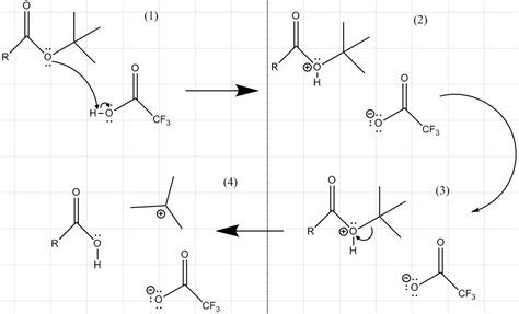 Organic Chemistry What Happens To The T Butyl Cation In The Tfa Deprotection Of A T Butyl