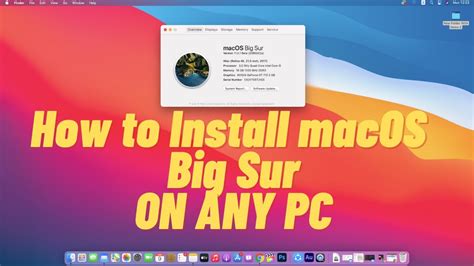 Install Macos Bigsur 1101 With Opencore On Any Pc With Graphics Card