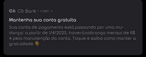 C Bank vai cobrar R de manutenção de conta a partir de abril r investimentos
