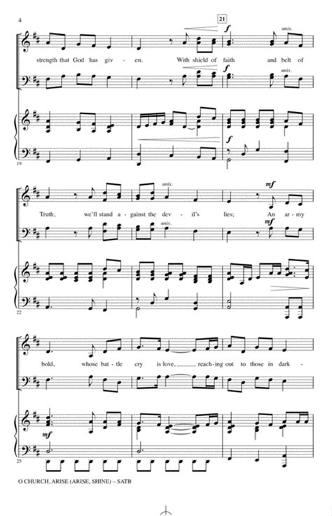 O Church Arise Arise Shine Arr Joseph M Martin By Keith And