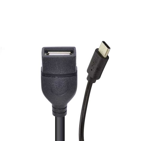 Cabo Otg Adaptador Usb Femea Para Usb Tipo C Shopee Brasil