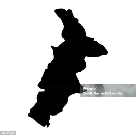 Larkana District Map Administrative Division Of Pakistan Vector