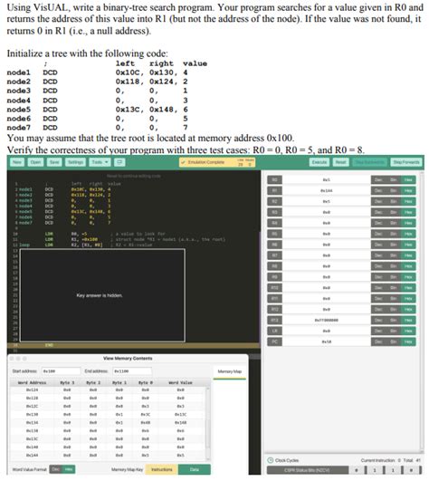 Solved Using Visual Write A Binary Tree Search Program Chegg