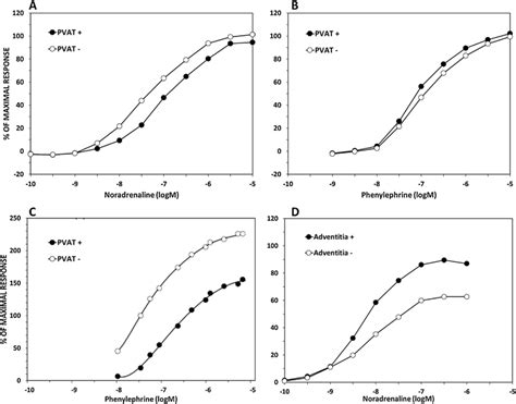 Contractile Responses Obtained With Noradrenaline Or Phenylephrine By Download Scientific