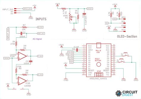 Build A Diy Oscilloscope Using Arduino Nano And Oled Display Arduino