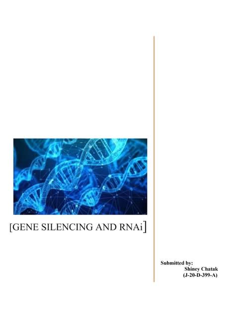Gene Expression And Its Regulation By Toqir Ahmedpptx