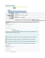 IBM Storage For Data Resilience L Quiz Docx Skip To Main Content IBM Storage For Data