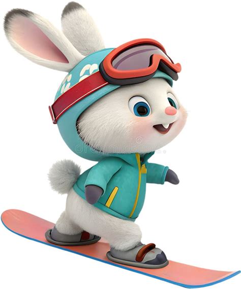 Energetic Rabbit Excels In Sports Uniform During Intense Game Stock Illustration Illustration