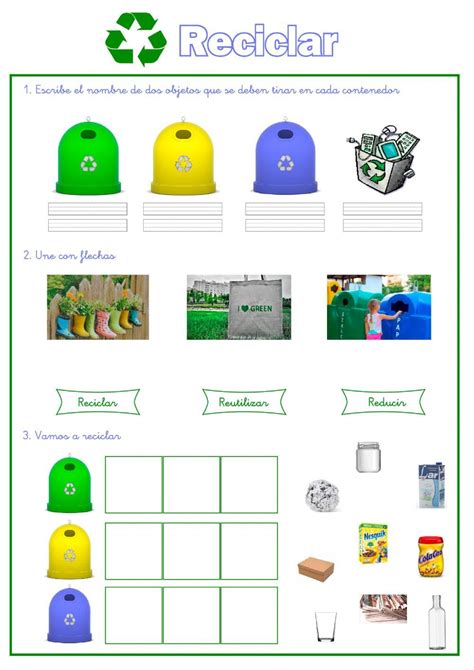 Ficha De El Reciclaje Images
