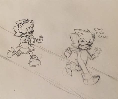 Amys Chasing Sonic •w• Sonic The Hedgehog Amino