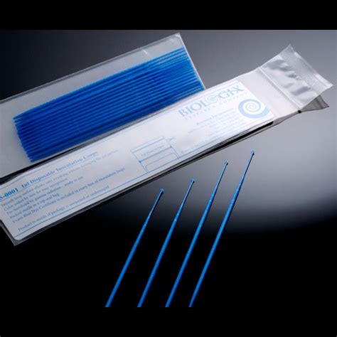 1UL 10UL Biologix Inoculation Loops Sterile Lab Disposable Plastic Sterilizer For Laboratory Use