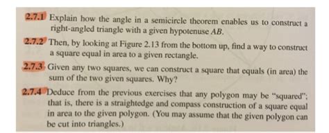 solved 2 7 4 deduce from the previous exercises that any