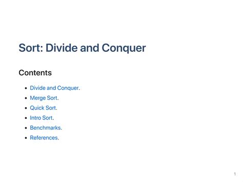 Cs253 Divide And Conquer Sort 2019 Ppt