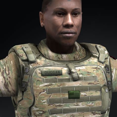 Multicam B Del Ejército De Ee Uu Modelo 3d 59 Ma Max C4d Upk