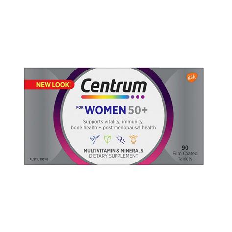Centrum 女士 50 全效多種維他命及礦物質 90 粒 Healthexpress