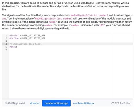 Solved In This Problem You Are Going To Declare And Define Chegg