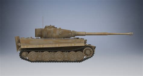 Tiger Tank Autodesk Inventor 3d Model Turbosquid 1232722
