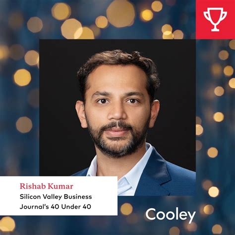 Congratulations To Cooley Partner Rishab Kumar For Being Named To The Silicon Valley Business