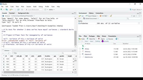 Statistics With R 6 Fligner Killeen Test For Homogeneity Of
