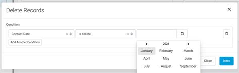 Deleting Records Getting Started