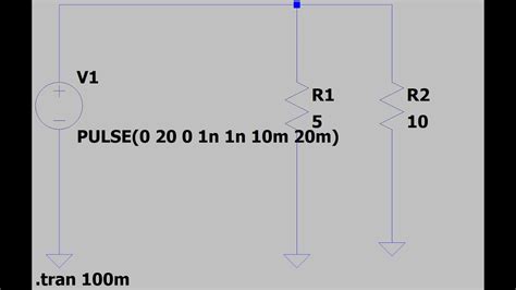 Electronic Basic 1 Ltspice Basic Series Resistor And Dc Power Supply Youtube