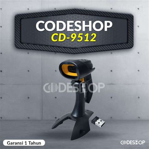 Promo Barcode Scanner Qr Code Codeshop Cd 9512 Wireless Imager 2D Usb Dongle Diskon 14 Di