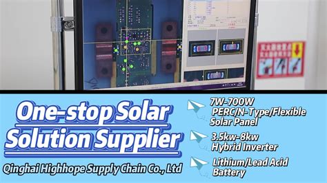 Complete Smart Solar Set Hybrid Off Grid Roof Home Energy System 5kw