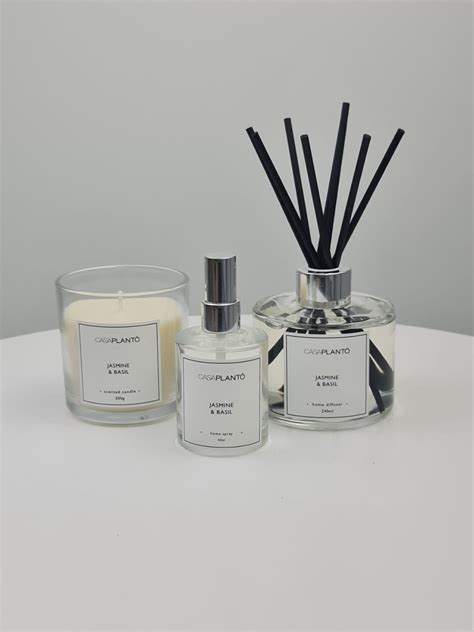 Difusor De Ambientes Em Spray Jasmine And Basil 60 Ml PlantÔ Arte