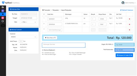 Contoh Aplikasi Inventory Berbasis Web
