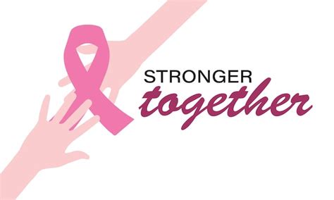 Premium Vector Breast Cancer Awareness Month The Concept Of Stronger