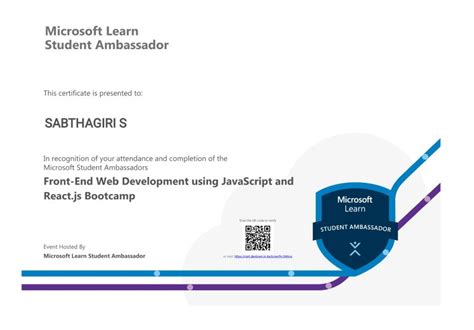 Sabthagiri S On Linkedin Devtown Microsoft Frontenddevelopment