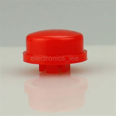 100pcs Round B3F 4055 Tactile Switch Cap 9 58x5 1mm Red Compatible With