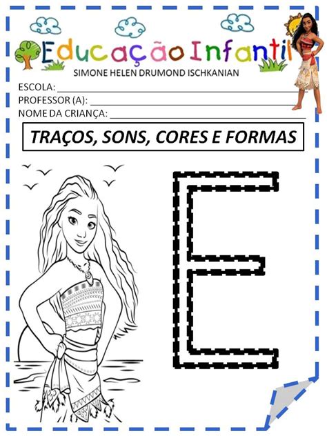TRAÇOS SONS CORES E FORMAS Atividades Jardim