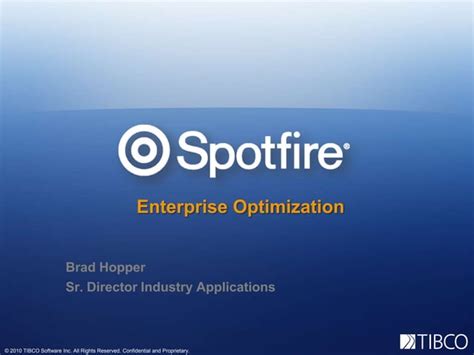 TIBCO Spotfire Deck PPT