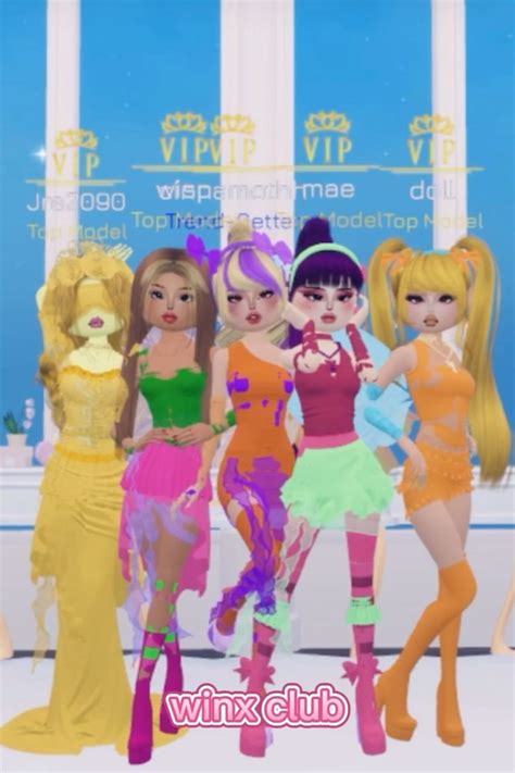 Winx Club In Dti Winx Club Top Model Club