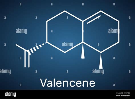 Valencene Molecule It Is Carbobicyclic Compound Structural Chemical
