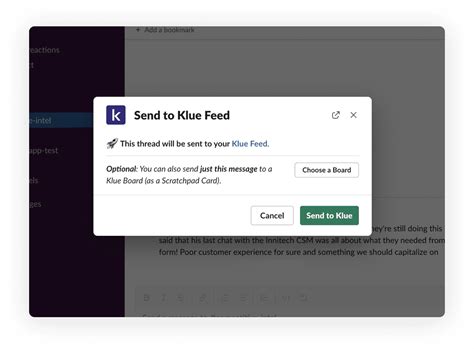 Slack Integration Klue