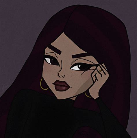Foto Cartoon Cartoon Icons Girls Cartoon Art Black Cartoon Brown Hair Cartoon Female