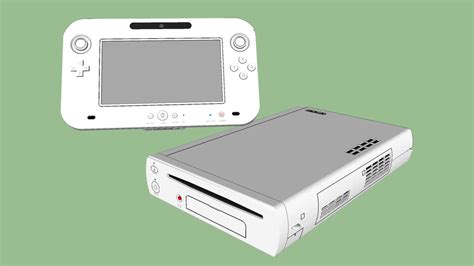 Wii U E3 2011 Prototype Highly Detailed Detallado 3d Warehouse