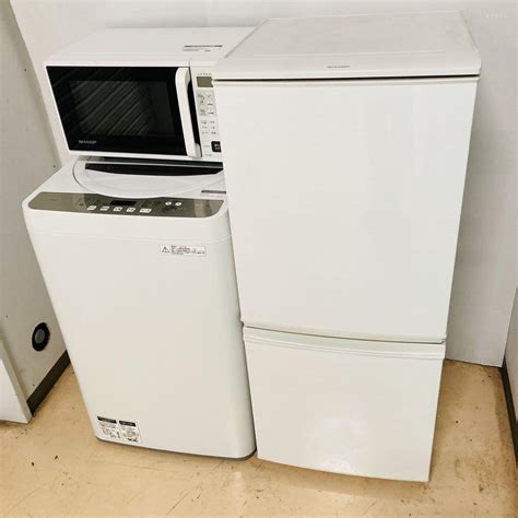 大幅値下 美品高品質シャープブランド一人暮らし家電セット ️大阪、大阪近郊配送無料