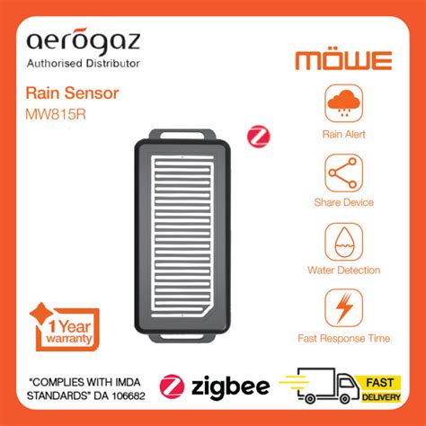 Mowe Zigbee Rain Sensor Mw815r Lazada Singapore