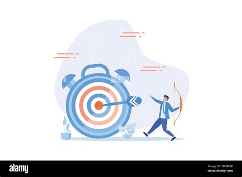 Time Management To Finish Work Within Deadline Productivity Or Efficiency To Reach Goal