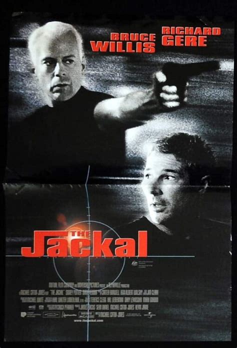 The Jackal Original Daybill Movie Poster Bruce Willis Richard Gere