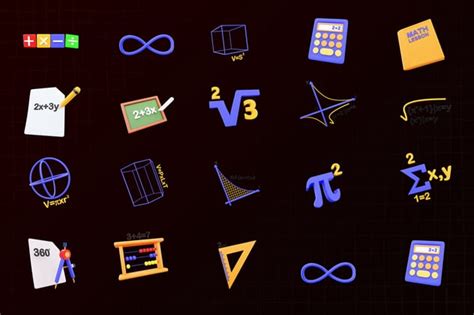 3d Mathematic Asset Illustration 2 Objects Ft 3d And Asset Envato