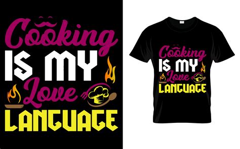 Cooking Is My Love Language Graphic By Crazy Trendy T Shirts · Creative