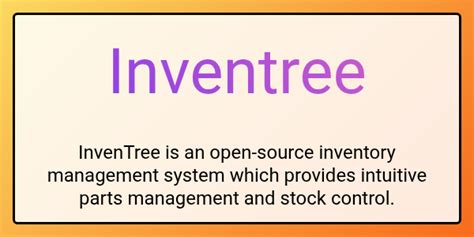 inventree project details