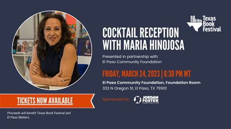 Cocktail Reception With Maria Hinojosa El Paso Matters
