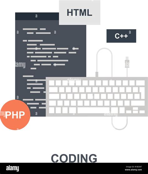 Program Coding Icon Concept Stock Vector Image And Art Alamy